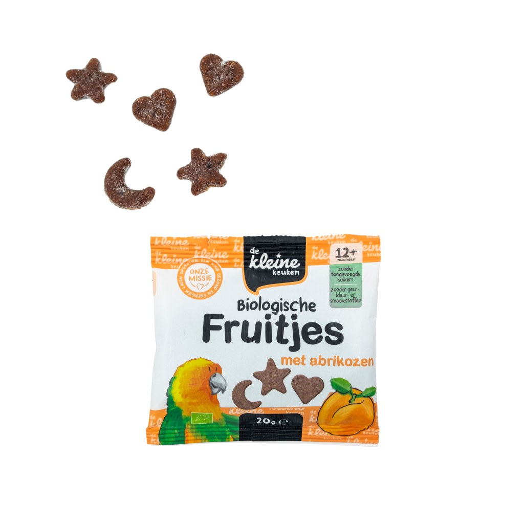 Organic Fruities with apricots - de Kleine Keuken
